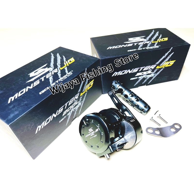 Jual Reel Pancing Go Strike Versus Monster Jig 200L 300L 400L METAL ...
