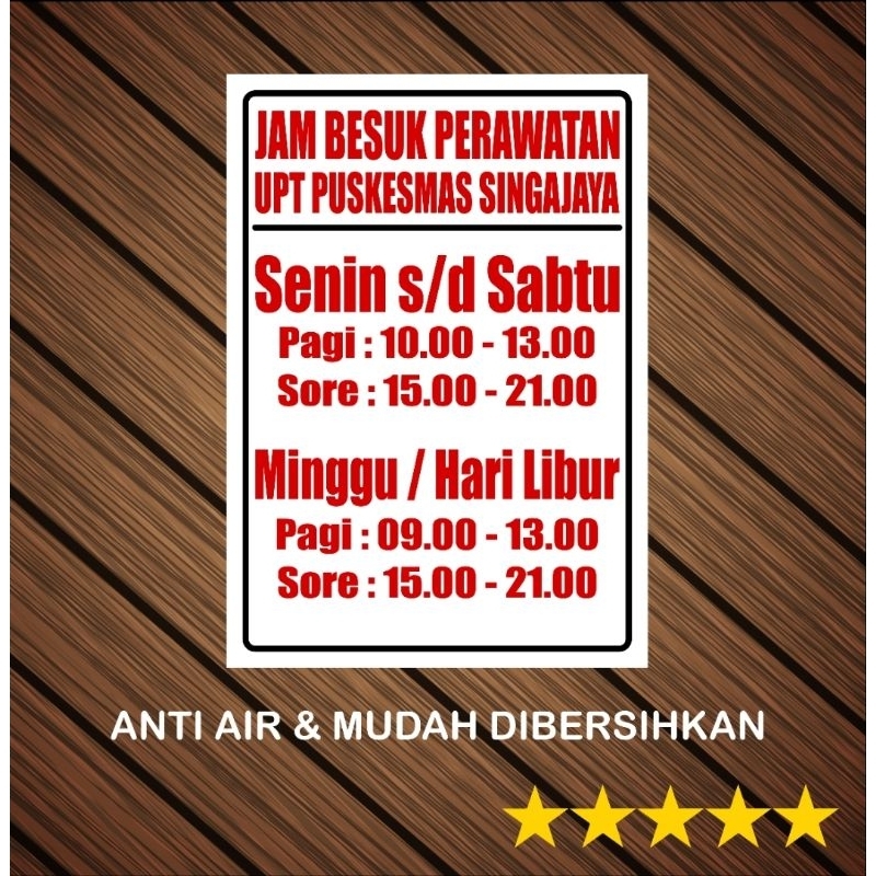 Jual Stiker Custom Isi Kalimat Sesuai Keinginan Custom Sticker Petunjuk ...