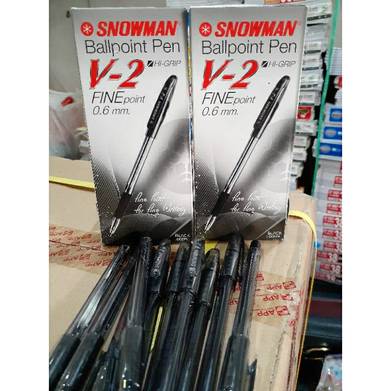 Jual PULPEN SNOWMAN V-2 / BALLPOINT SNOWMAN V-2 | Shopee Indonesia