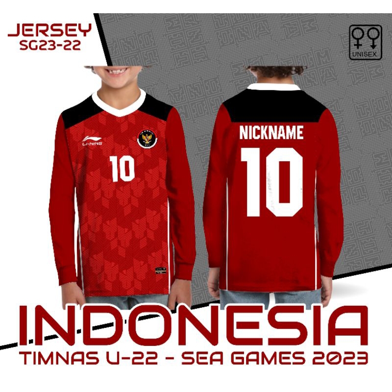 Jual Jersey Timnas U22 sea games 2023 kaos bola anak timnas U22 sea games 2023 | Shopee Indonesia