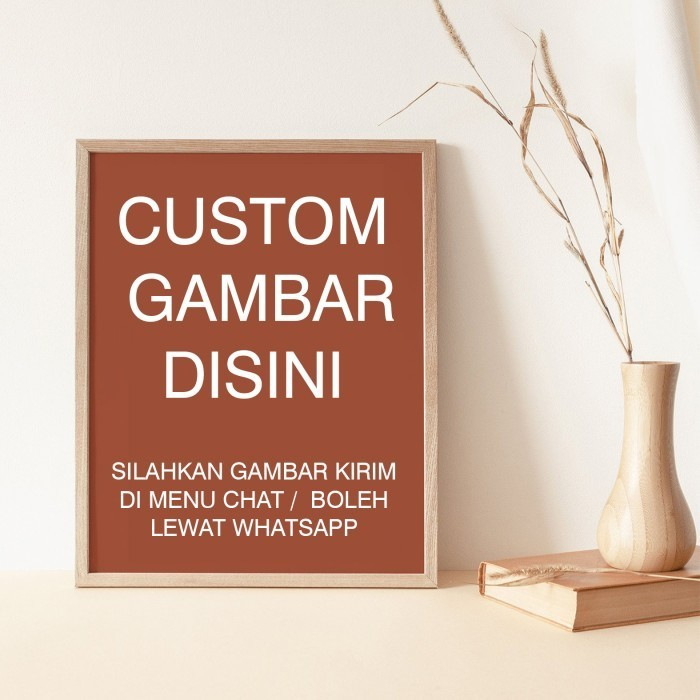 Jual wall decor Khusus Custom Gambar | Shopee Indonesia