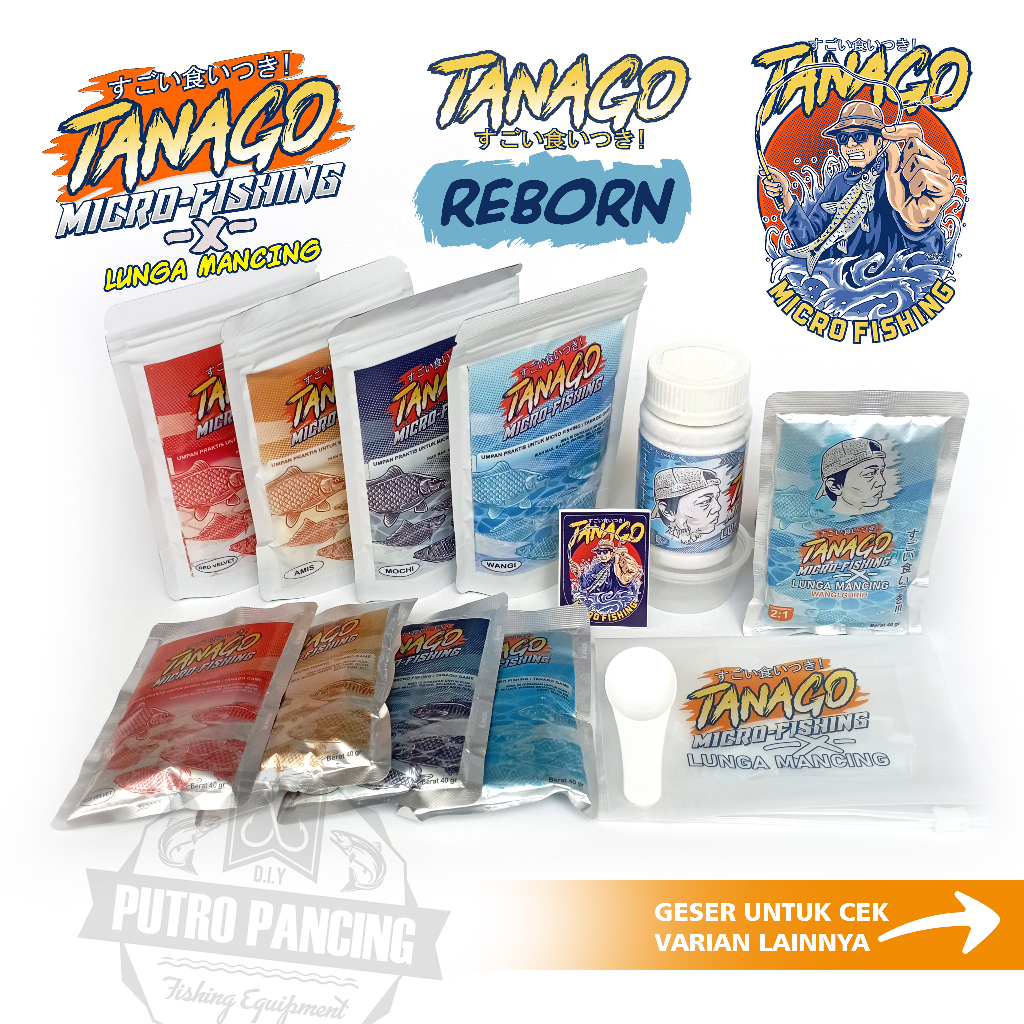 Jual Umpan Tanago Micro Fishing X Lunga Mancing Series LM series Tegek ...