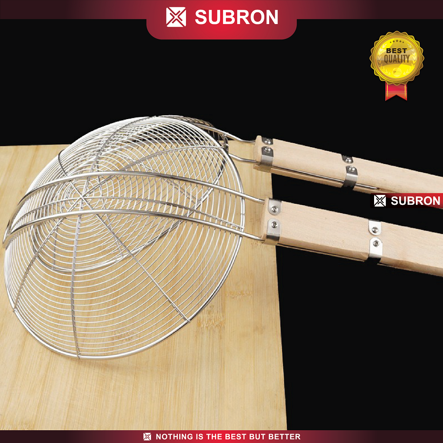Jual SUBRON Saringan Mie 28cm 30cm 32cm 34cm Serok Besar Parabola Dapur ...