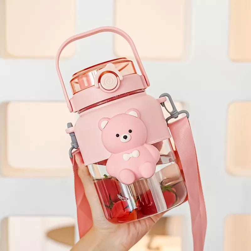 Jual Panda Home Botol Kids Bear Premium 1100ML BPA FREE Dengan Sedotan ...