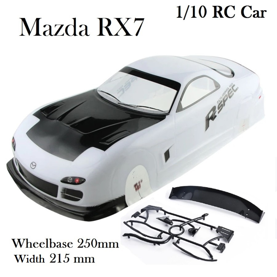 Jual Body Shell Mazda RX7 1/10 Rc Rally Drift Car Hsp Kyosho | Shopee ...