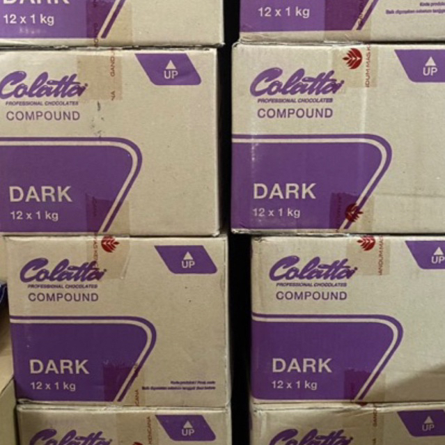Jual Colatta Dark Chocolate Compound / Coklat Collata 12 KG | Shopee ...