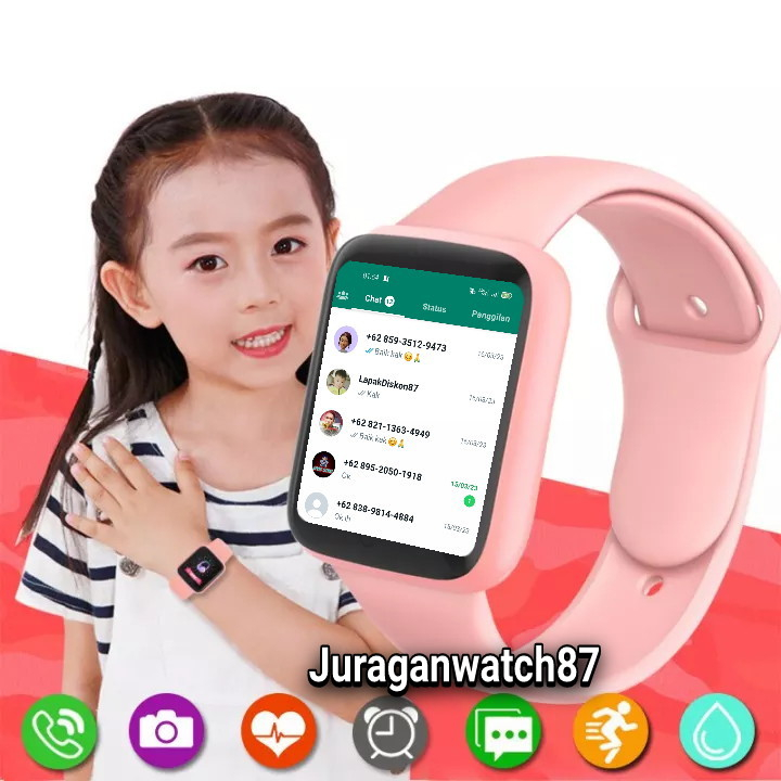 Jual Jam Tangan Pintar Hp SmartWatch Android Bluetooth LED Notif ...