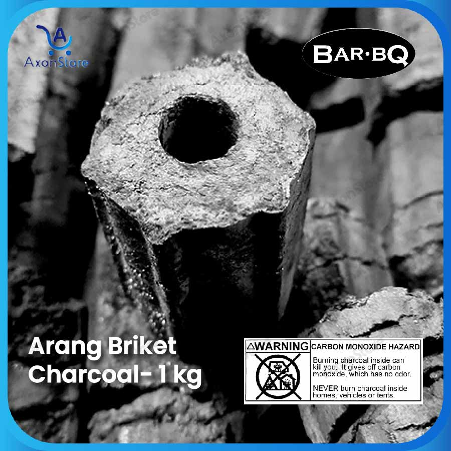 Jual BBQ Arang Briket 1KG BAR.BQ Barbeque Briquette Charcoal Kualitas ...