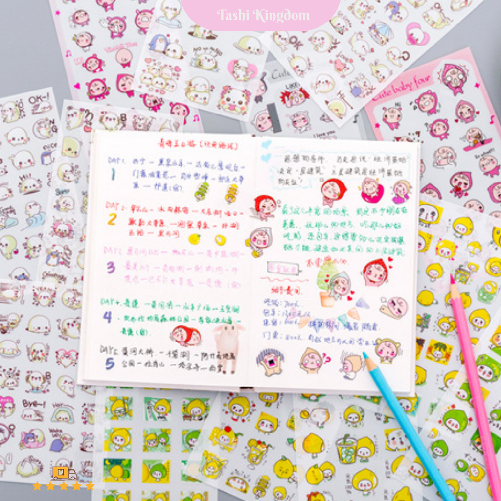 Jual Stiker tempel imut, Stiker Diy Lucu , Sticker KOREA , Stiker Cute ...