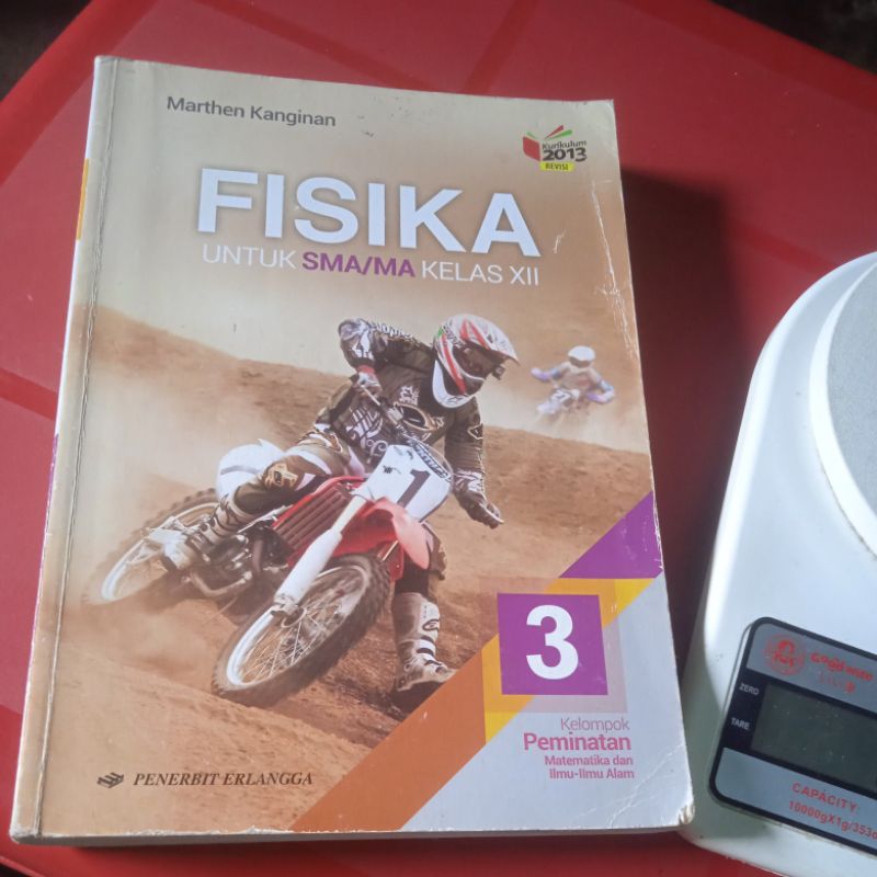 Jual Buku fisika untuk SMA kelas 12 edisi revisi kurikulum 2013 oleh marthen Kanginan Erlangga ...