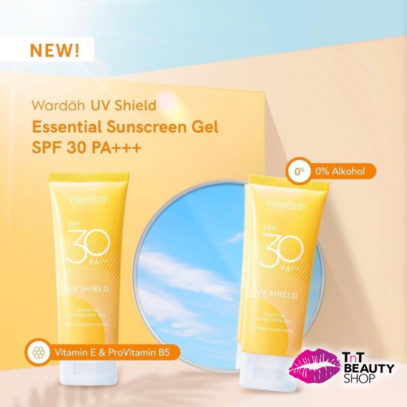 Jual Wardah UV sheild essential sunscreen gel SPF 30 PA +++ 40ml | Shopee Indonesia