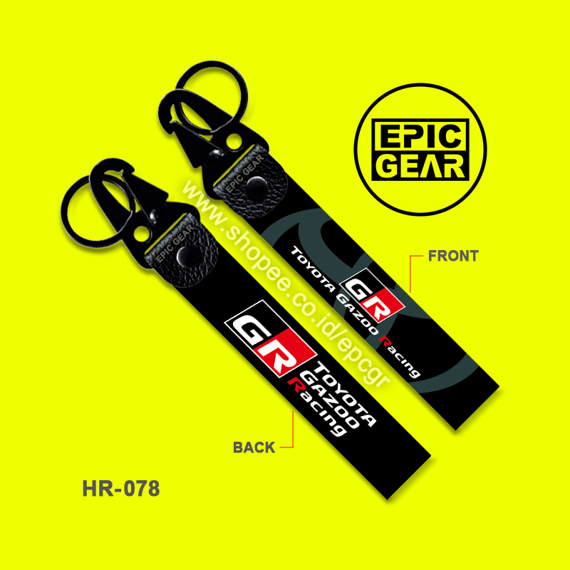 Jual HIGH QUALITY GANTUNGAN KUNCI TOYOTA GAZOO RACING PREMIUM LOGO ...