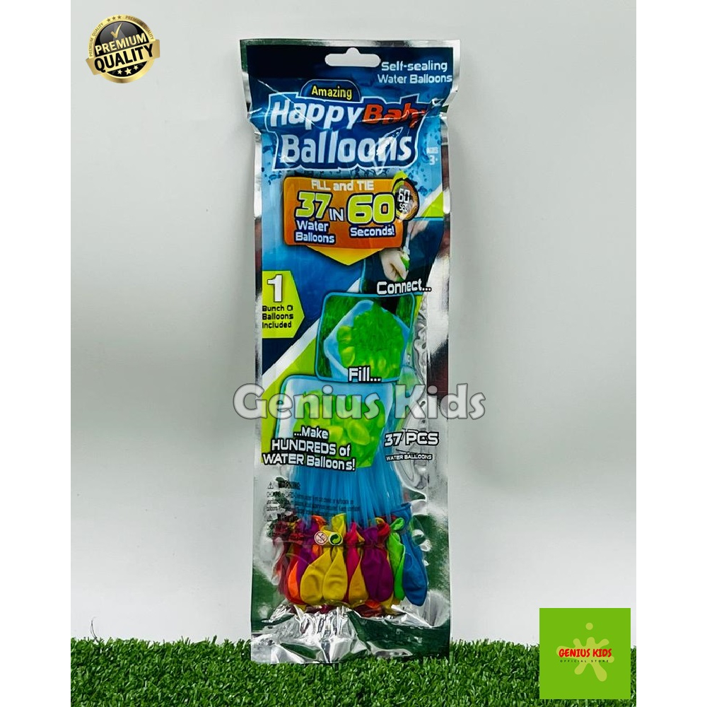 Jual Mainan Balon air Water balloons isi 74pcs sertifikat SNI | Shopee ...