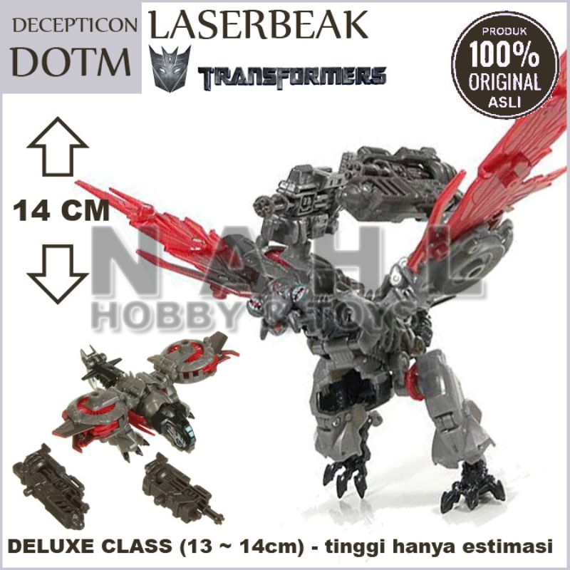 Jual Robot Transformers DOTM Decepticon Laserbeak - Deluxe Class ...