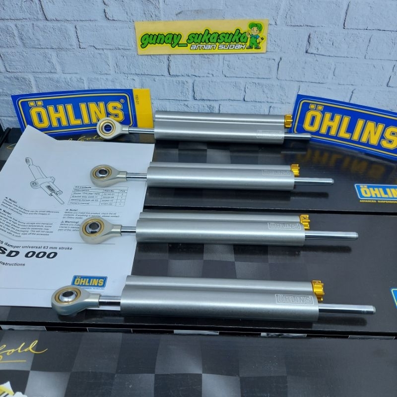 Jual Stabilizer Stang - Steering Damper Ohlins SD 000 Silver Original ...