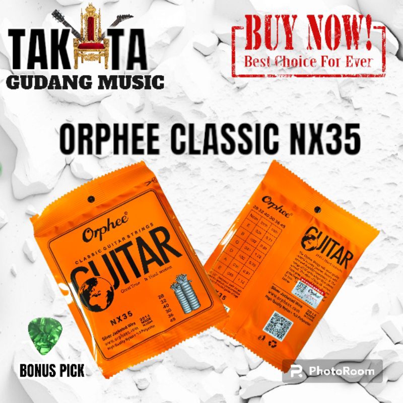 Jual Senar Gitar Orphee Classic Black Nylon Acoustic Senar Orphee NX35 ...