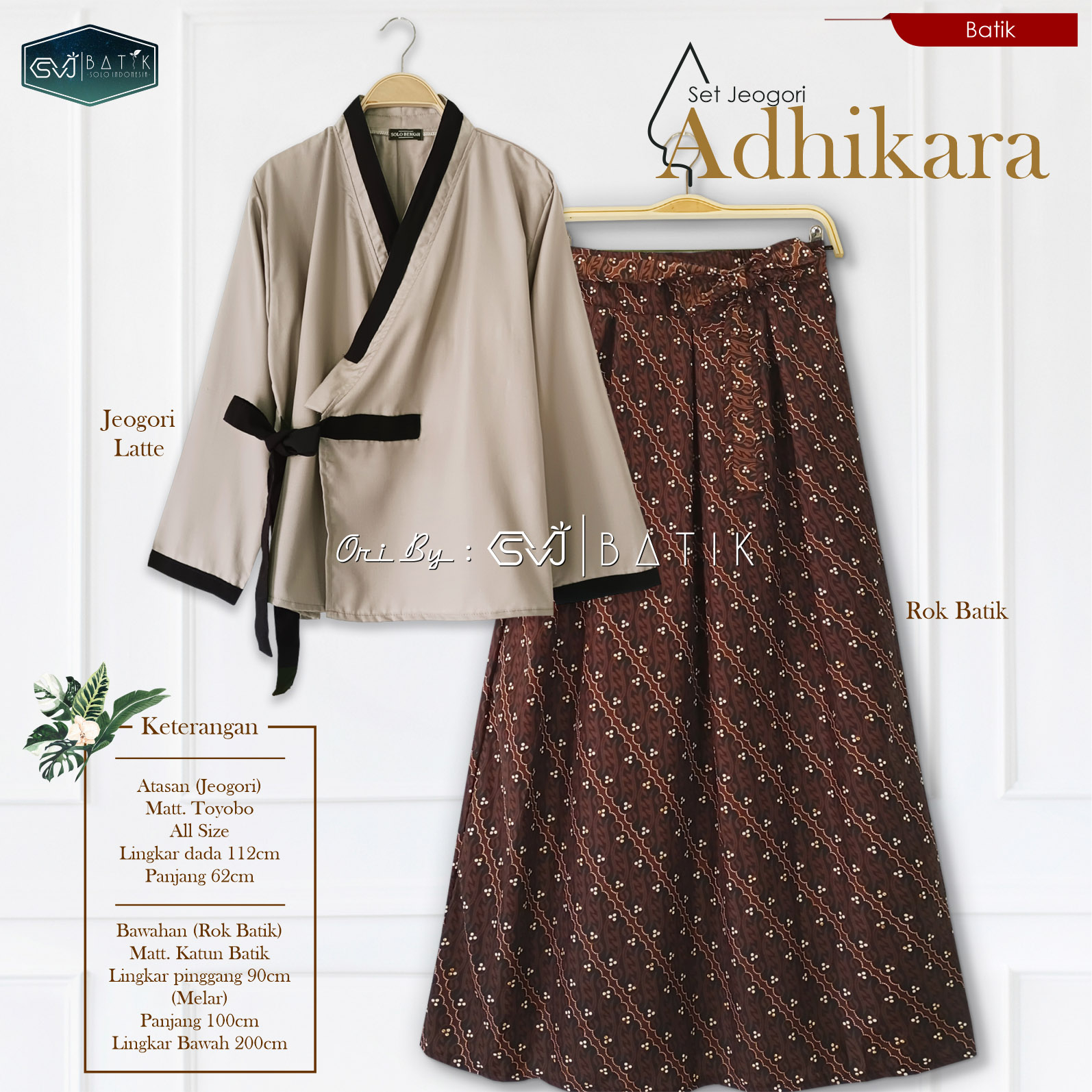 Jual SETELAN HANBOK BATIK WANITA HITAM COKLAT KATUN ORI SVJ | Shopee ...