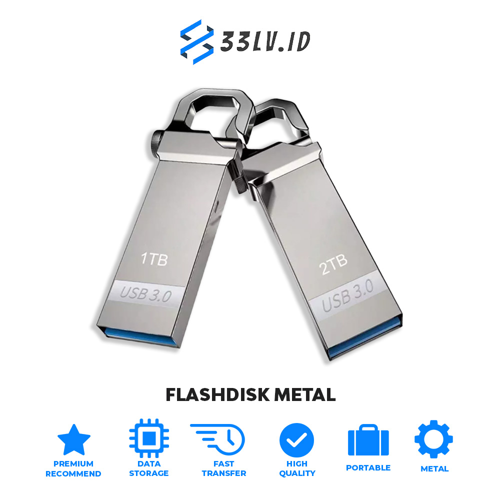 Jual 【33LV.ID】HP Flash Drive 2TB Flashdisk Metal Waterproof High speed ...