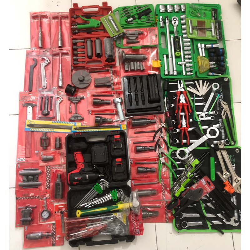 Jual PAKET ALAT BENGKEL BERKUALITAS standar bengkel motor | Shopee ...