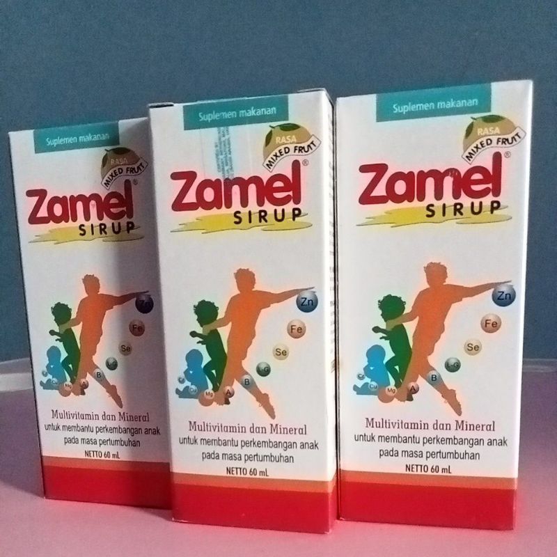 Jual Zamel Syrup 60 ml / Multivitamin Anak | Shopee Indonesia