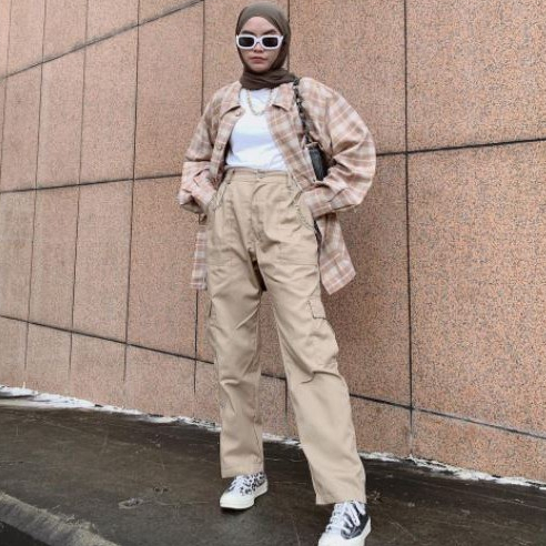 Jual STACIE POCKET PANTS M-XXXXL BIG SIZE 100KG++ MUAT CELANA CARGO ...