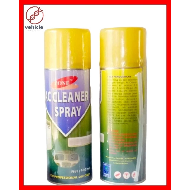 Jual pembersih pengharum AC kendaraan mobil ZONE AC CLEANER 400ML | Shopee Indonesia