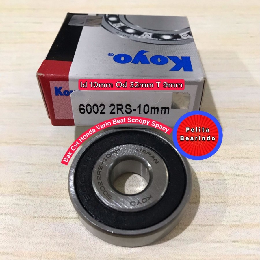 Jual BALL BEARING 6002-10 mm BAK CVT 6002 2RS-10MM KO | Shopee Indonesia