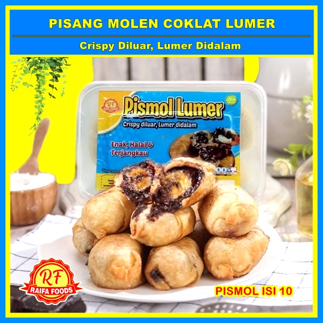 Jual Pisang Molen Frozen Premium, Pismol Coklat Lumer Isi 10, Pisang ...