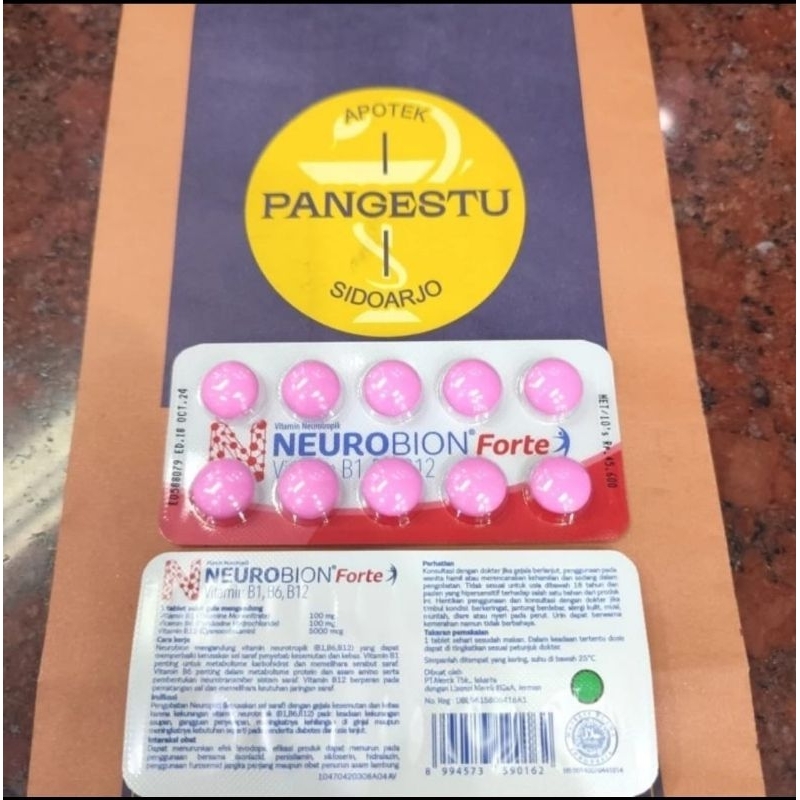 Jual Neurobion Forte 1 Strip 10 Tablet / Multivitamin Daya Tahan ...