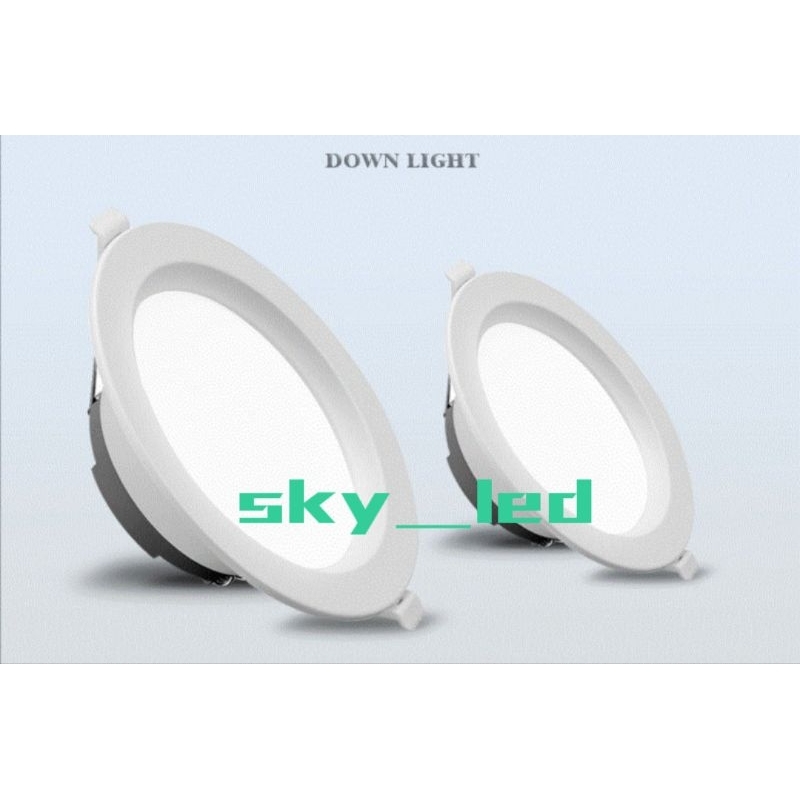 Jual LAMPU DOWNLIGHT LED PLAFON 8 WATT ASLI FULL TERANG 8W 5W / PUTIH ...