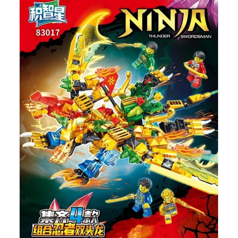 Jual 83017 Mainan Anak Mini Naga Figure Building Block Mini Ninja ...