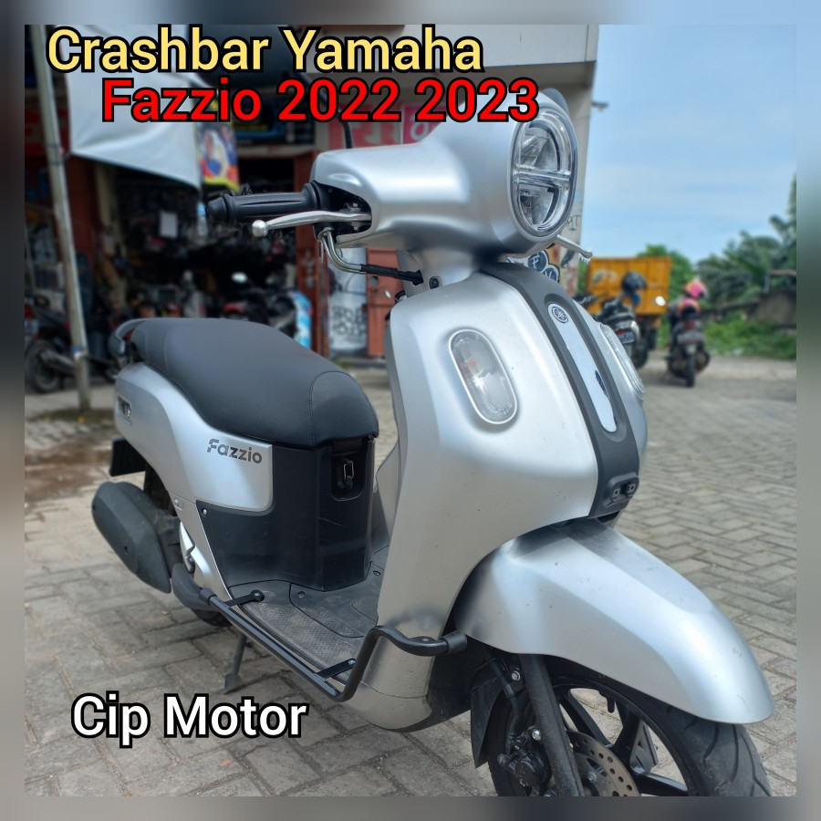 Jual Crashbar Yamaha Fazzio 2022 2023 Dudukan Lampu Tembak Fazzio ...