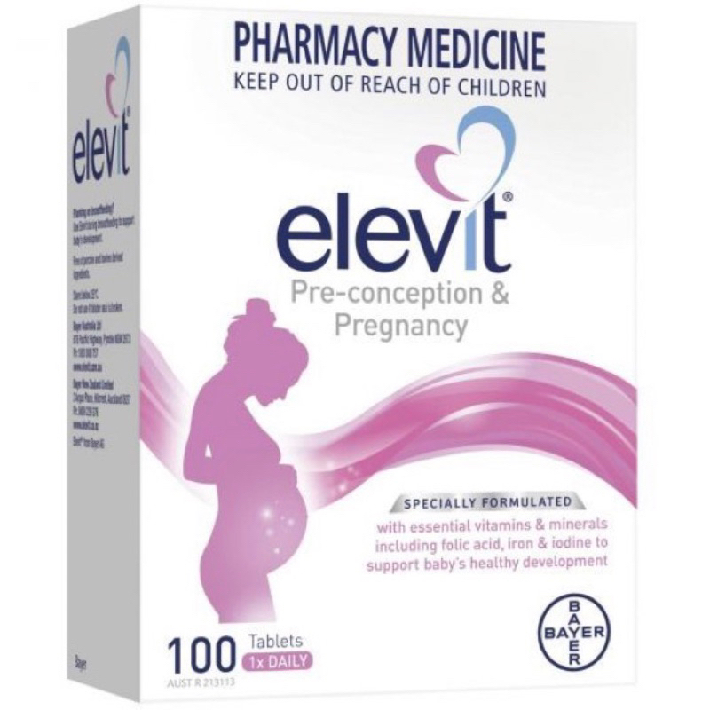 Jual Elevit Healthy baby healthy mum isi 100 tablet | Shopee Indonesia
