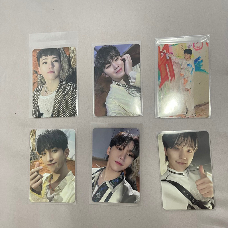 Jual Photocard PC Seventeen Face The Sun Hoshi Seungkwan Woozi Ray Dino Shadow Woozi carat ver ...