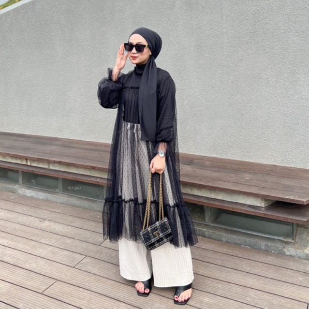 Jual Ootd Hijab Tunik Tile Makaila | Shopee Indonesia