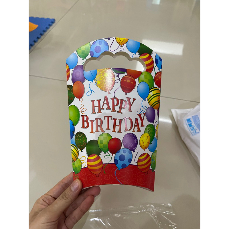 Jual Goodie Bag Kertas Tulisan “Happy Birthday” Ulang Tahun / Tas Kado ...