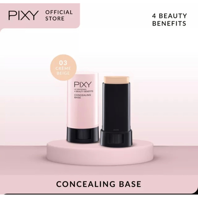 Jual (BPOM ORIGINAL)-PIXY UV WHITENING CONCEALING BASE 03 (Creme biege ...