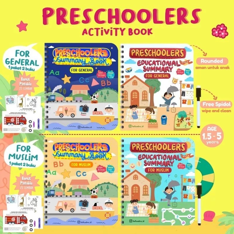 Jual Preschoolers Summary Activity Book / activity book / buku ...
