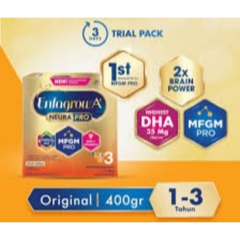 Jual Enfagrow A+3 Neurapro MFGM Original/Madu/Vanila 400gr Mead ...