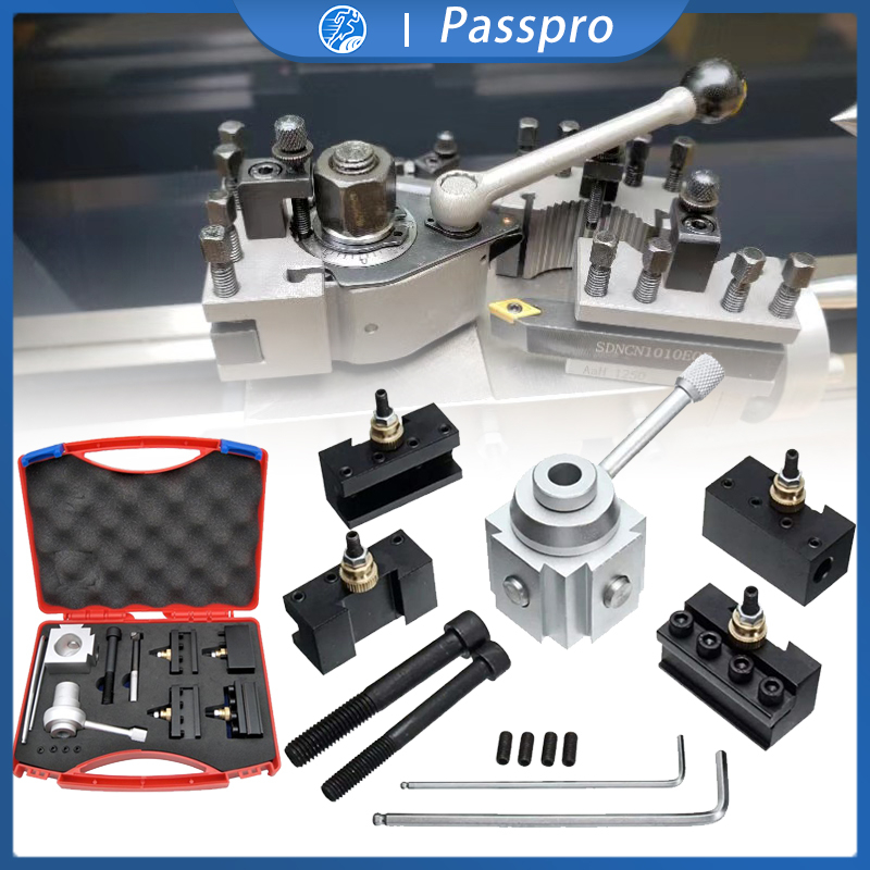 Jual Mini Quick Change Tool Lathe Tool Holder Post Cutter Holder Screw ...