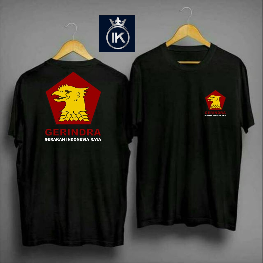 Jual KAOS PARTAI GERINDRA INDONESIA DB/KAOS PARTAI INDONESIA | Shopee ...