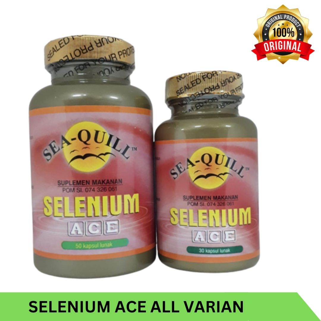 Jual Sea Quill Selenium Plus Ace 30 softgel 50 softgel vitamin daya ...