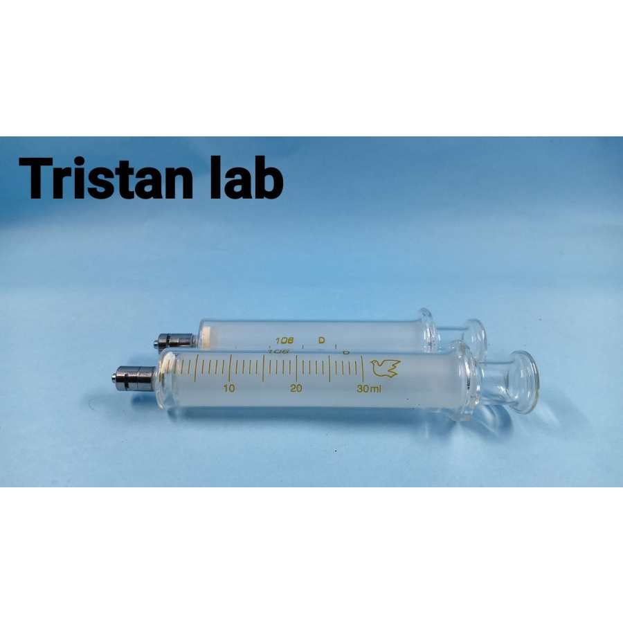 Jual Syringe Spuit Metal Glass 30 cc/ml/SYRINGE GLASS KACA 30ML SPUIT ...