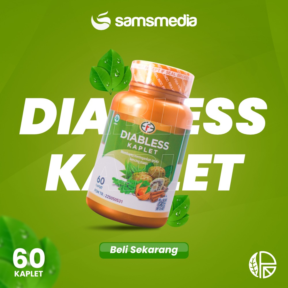 Jual Kaplet DIABLESS Obat Herbal Diabetes Penurun Gula Darah Tinggi ...