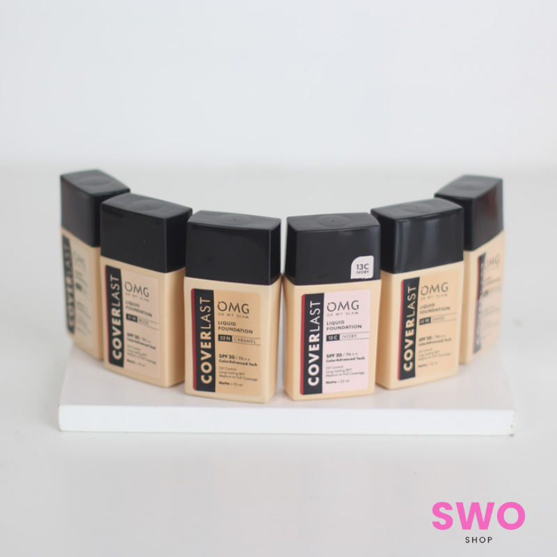 Jual OMG CoverLast Liquid Foundation Alas Bedak | Oh My Glam | SPF 20 ...