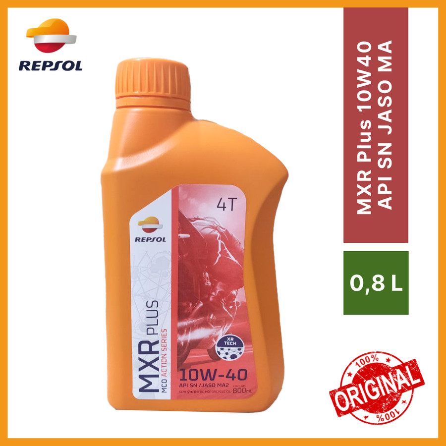 Jual Repsol MXR Plus 4T 10w40 800ml | Shopee Indonesia