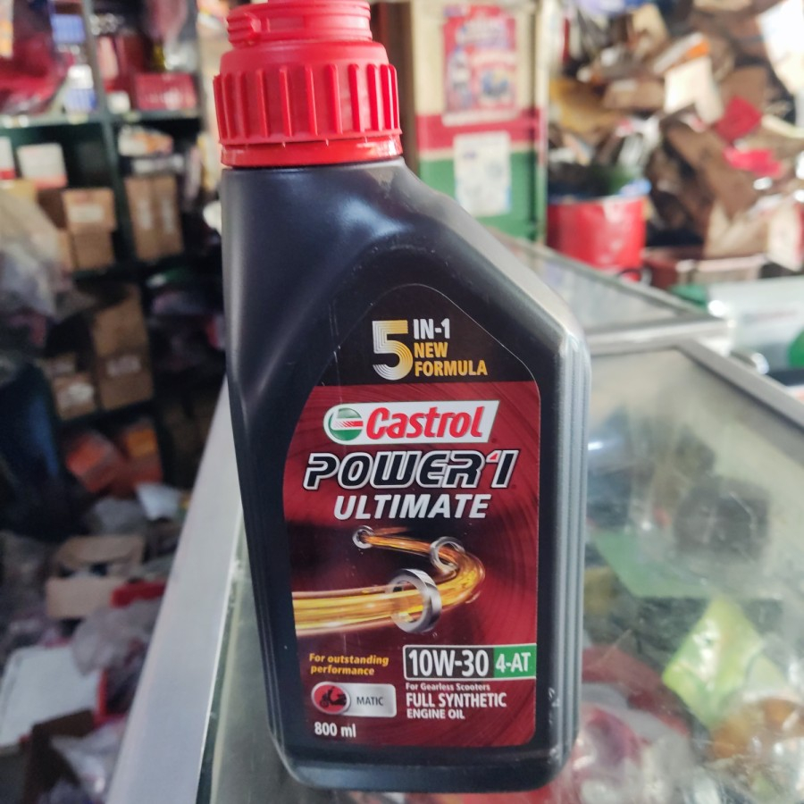 Jual Castrol Power 1 Ultimate Matic Fullsynthetic 10w30 800ml | Shopee ...