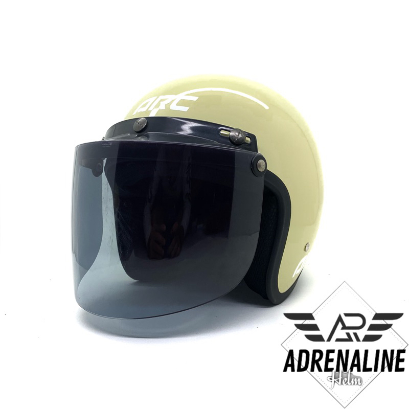 Jual HELM RETRO ARC PREMIUM (Free Kaca) | Shopee Indonesia