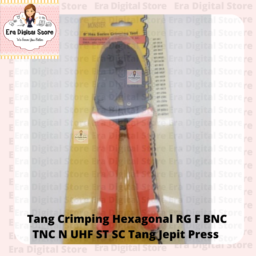 Jual Tang Crimping Hexagonal Tang Jepit PressRG F BNC TNC N UHF ST SC ...