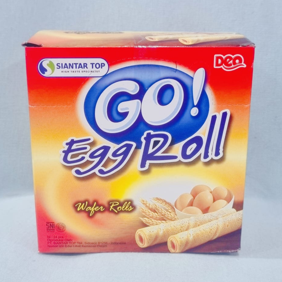 Jual Go Eggroll Wafer Rolls (1 Box isi 24 Pcs) | Shopee Indonesia